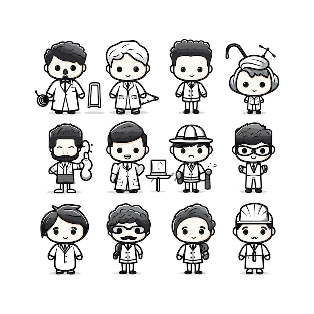 Diverse Collection of Charming Illustrated Characters | Jiffy Designs