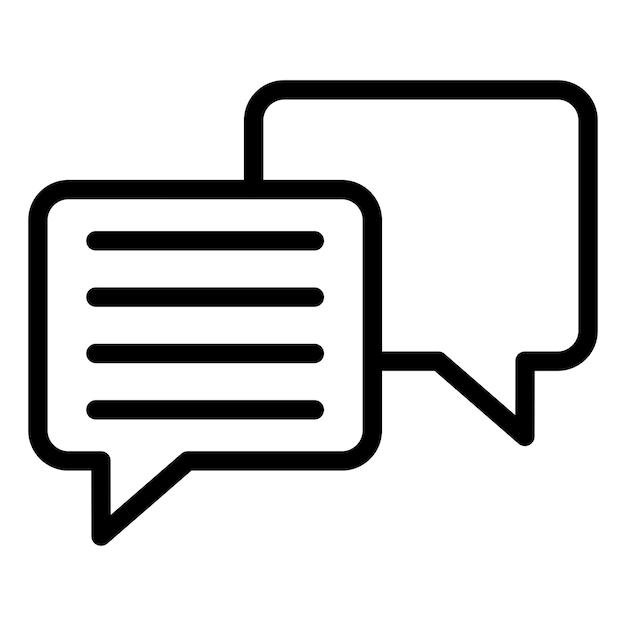 Minimalist Chat Bubbles Conveying Concise Communication | Jiffy Designs