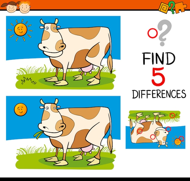 Spot the Differences in the Cheerful Cow Collection | Jiffy Designs