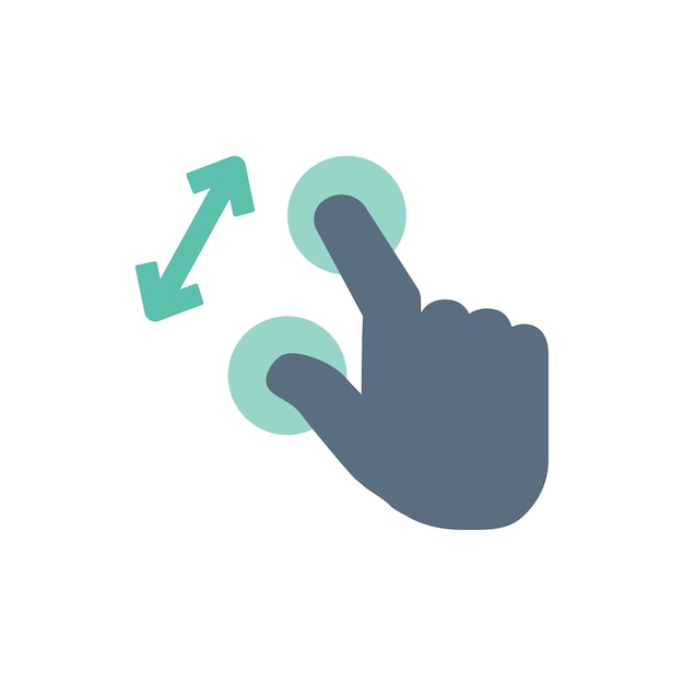Stylized Hand Cursor Icon with Rotating Arrow Graphic | Jiffy Designs