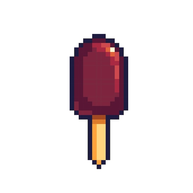 Vibrant Pixel Art Popsicle: A Delightful Frozen Treat | Jiffy Designs