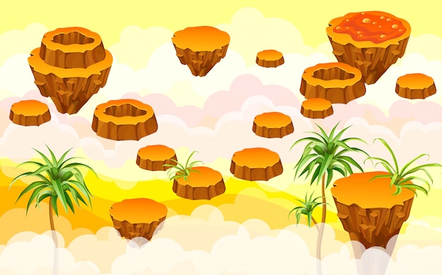 Vibrant Collection of Stylized Tree Stumps and Foliage | Jiffy Designs