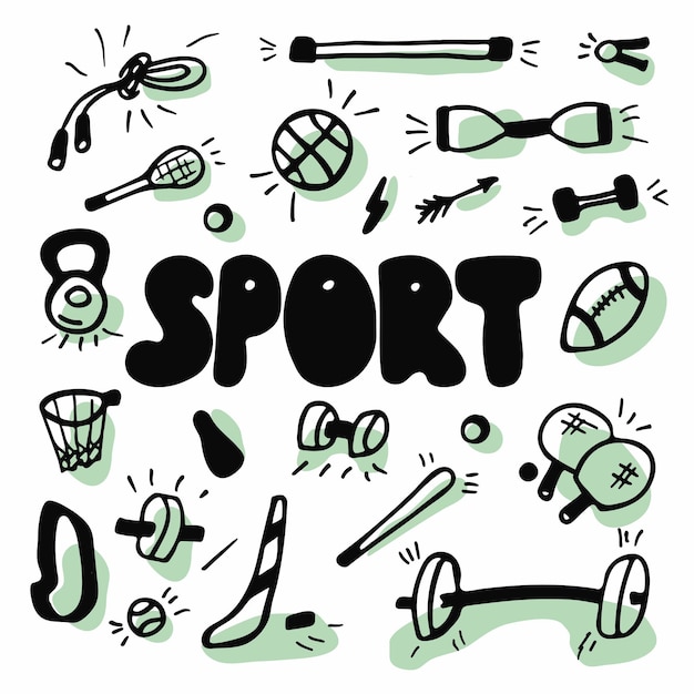 Playful Collection of Vibrant Sports Symbols and Icons | Jiffy Designs