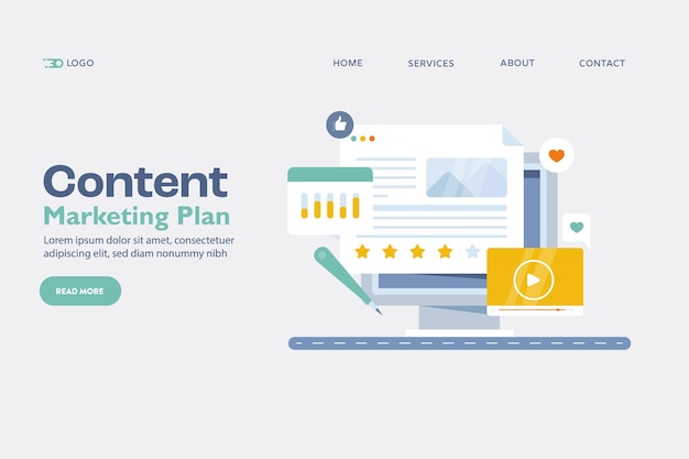 Vibrant Visuals and Insightful Analytics: A Content Marketing Plan ...