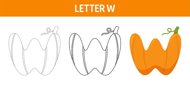 Vibrant and Whimsical Letter W Design | Jiffy Designs