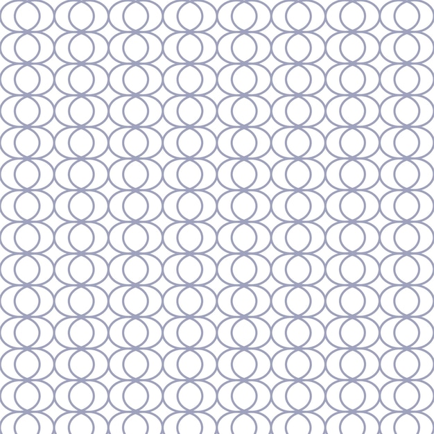 Elegant interlocking circle pattern in muted shades of blue | Jiffy Designs