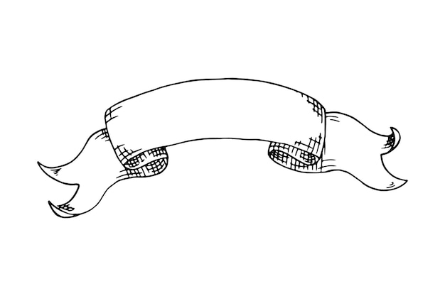 Flowing Ribbon Banner with Intricate Geometric Patterns | Jiffy Designs