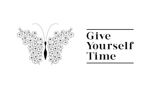 Floral Butterfly Inspires Self-Care Moment of Reflection | Jiffy Designs