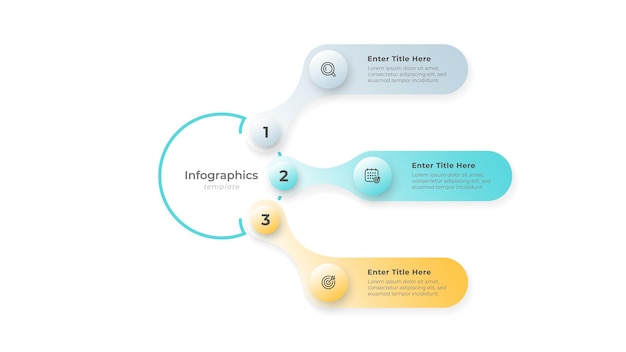 Vibrant Infographic Design with Fluid Shapes and Placeholders | Jiffy ...