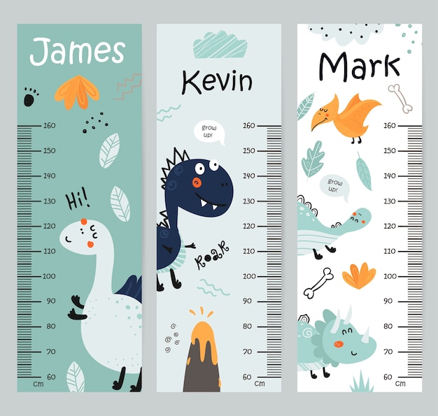 Whimsical Growth Charts with Playful Animal Illustrations | Jiffy Designs