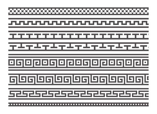 Diverse Collection of Geometric Border Patterns | Jiffy Designs