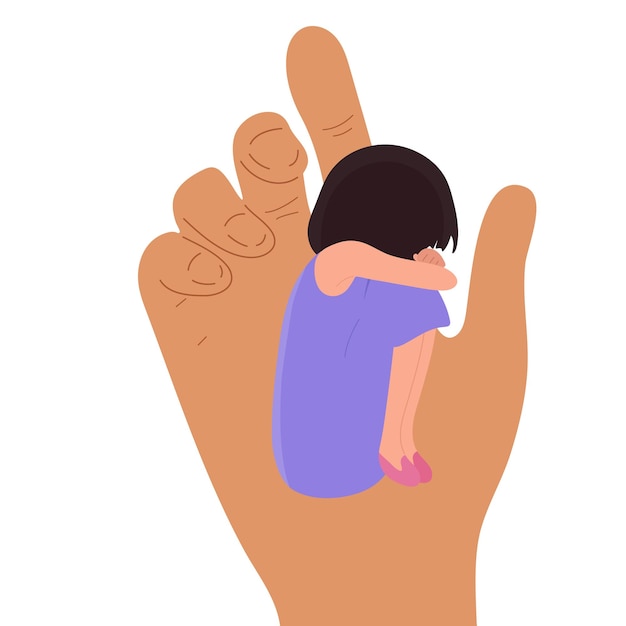 Comforting Hand Embraces Vulnerable Child | Jiffy Designs