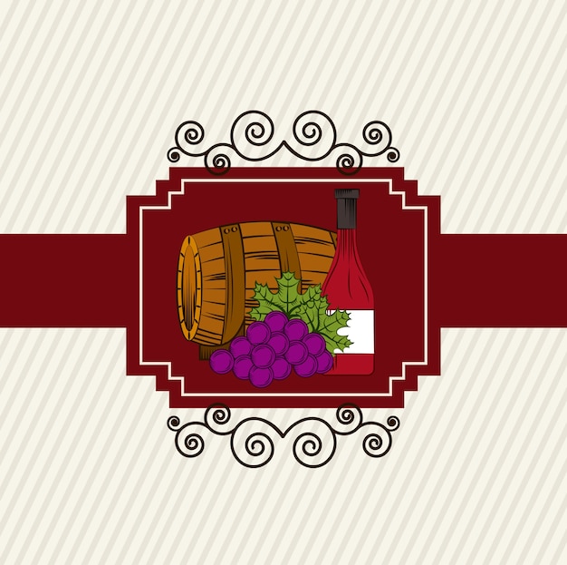 Vibrant Vineyard Emblem: Celebrating the Art of Winemaking | Jiffy Designs