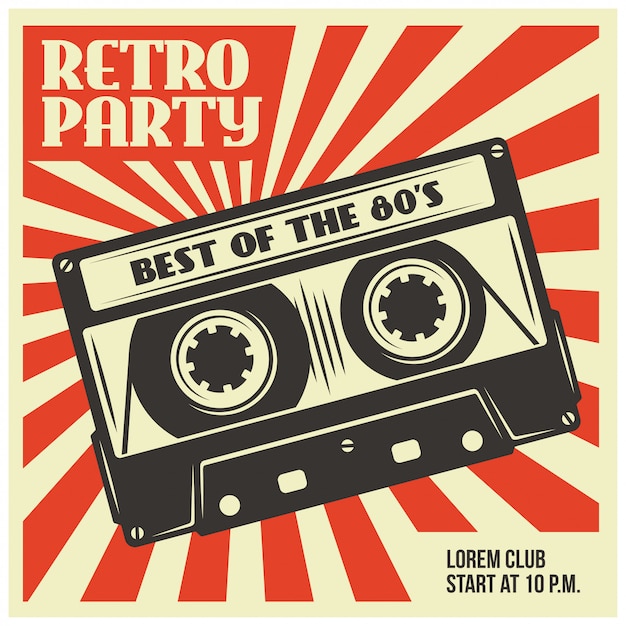 Nostalgic Retro Party Celebrating the Best of the 80s Music | Jiffy Designs