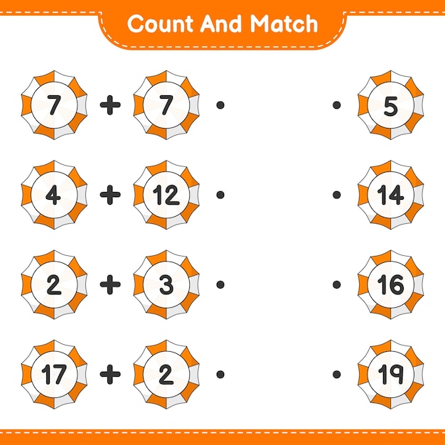 Engaging Math Counting and Matching Activity | Jiffy Designs