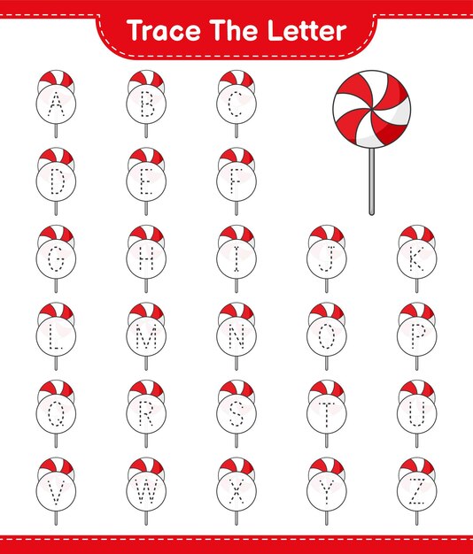 Festive Alphabet: Tracing Letters and Peppermint Swirl | Jiffy Designs