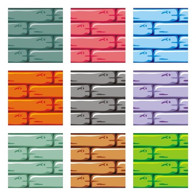 Vibrant Brick Wall Patterns in Diverse Hues and Textures | Jiffy Designs