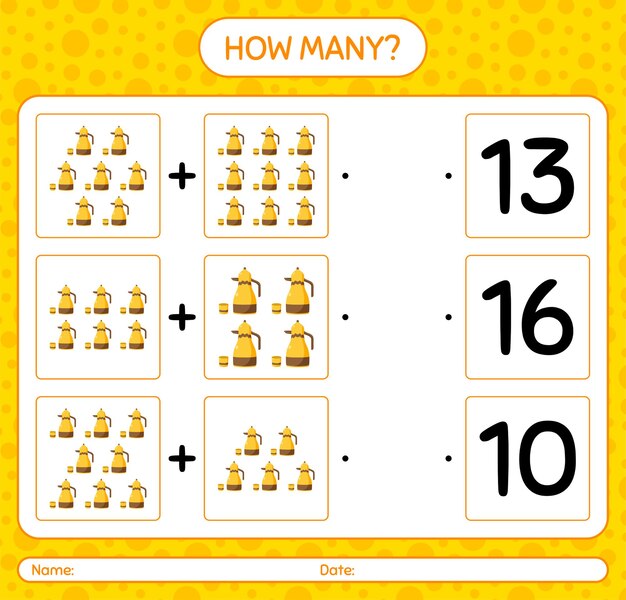 Counting Adorable Beer Mugs in this Math Activity | Jiffy Designs