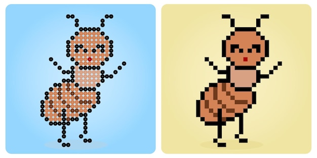 Vibrant Pixel Art Collection of Playful Insects | Jiffy Designs
