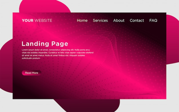 Vibrant Website Landing Page with Sleek Design Elements | Jiffy Designs