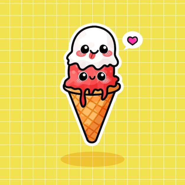 Adorable Kawaii Ice Cream Cone with Googly Eyes | Jiffy Designs