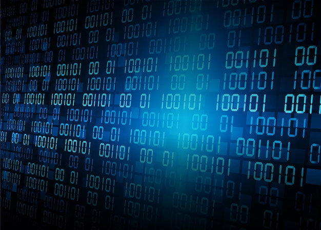 Vibrant Binary Code Backdrop with Colorful Hues | Jiffy Designs