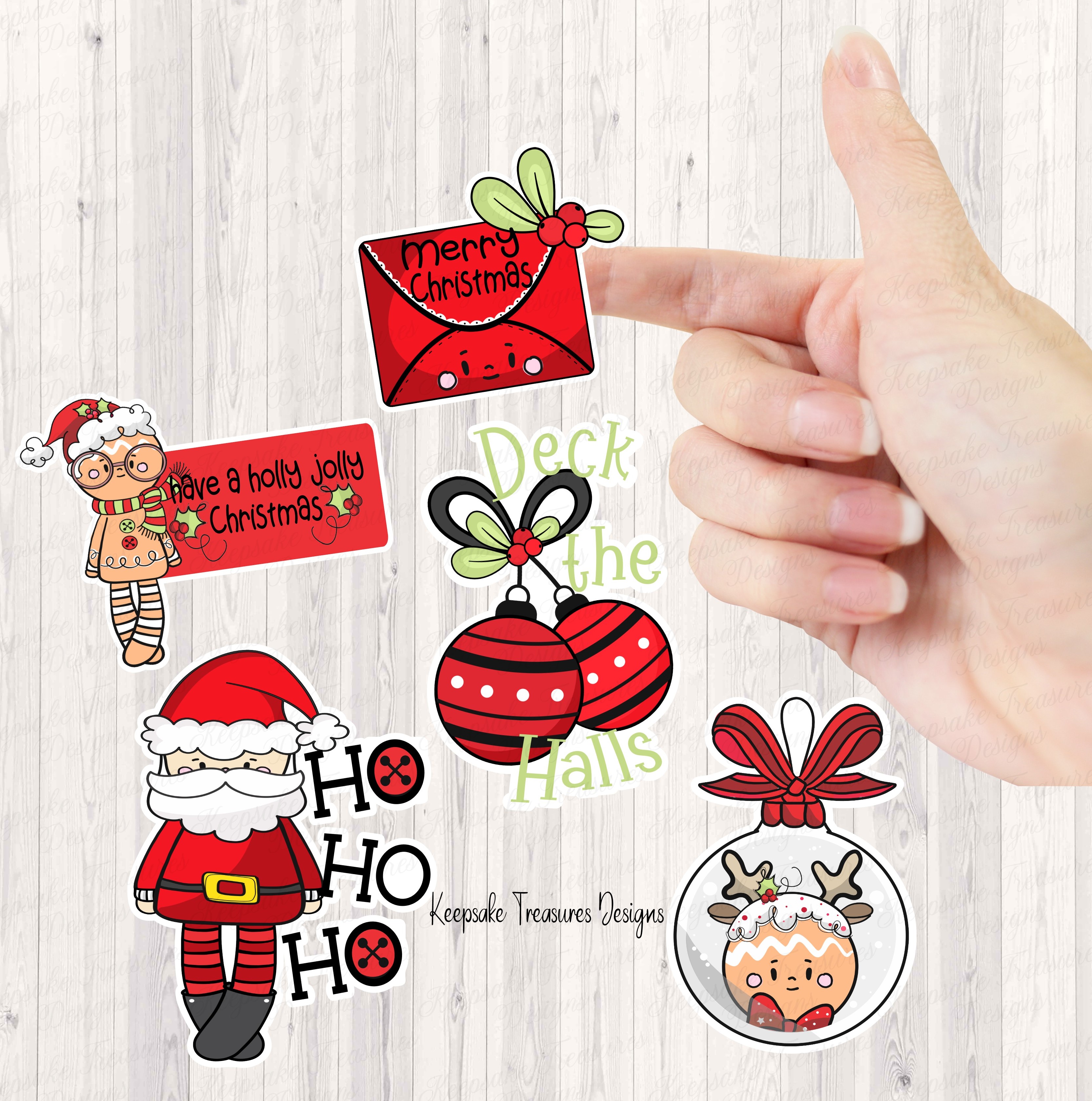 'Ho Ho Ho' Jolly Santa Claus Character with Festive Red Outfit | Jiffy ...