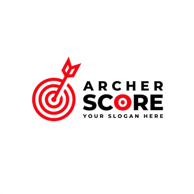 Achieve Your Target with Archer Score Logo Design | Jiffy Designs