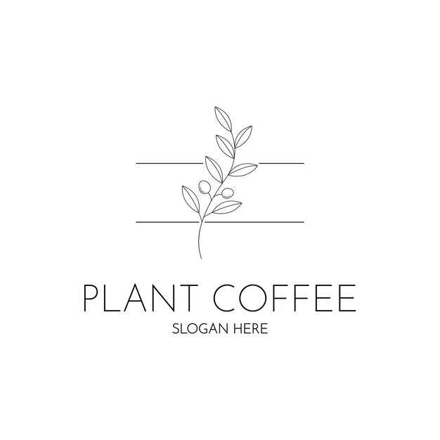 Minimalist Botanical Emblem with Leaf and Slogan Text | Jiffy Designs