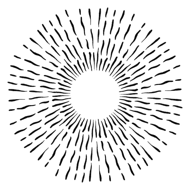 Radiant Burst of Geometric Rays | Jiffy Designs