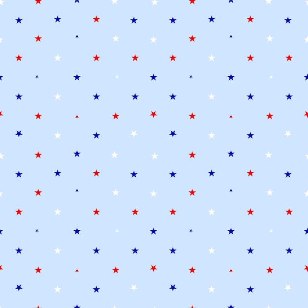 Vibrant Star-Studded Pattern on Soft Blue Background | Jiffy Designs