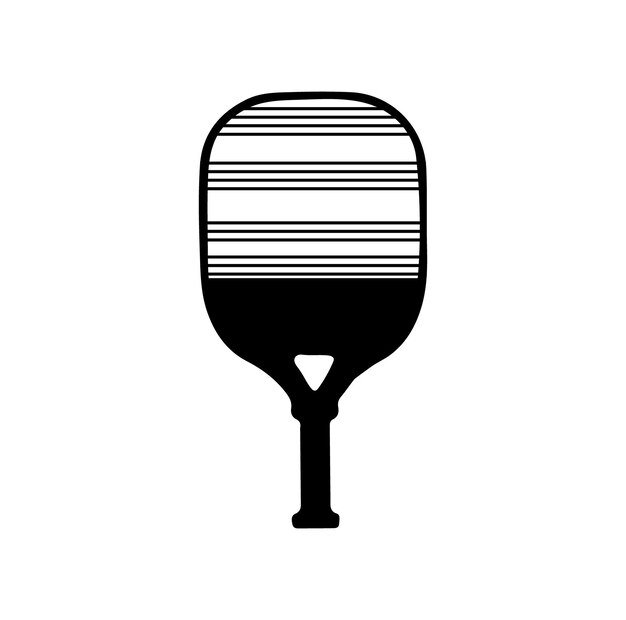 Sleek and Stylish Striped Pickleball Paddle | Jiffy Designs