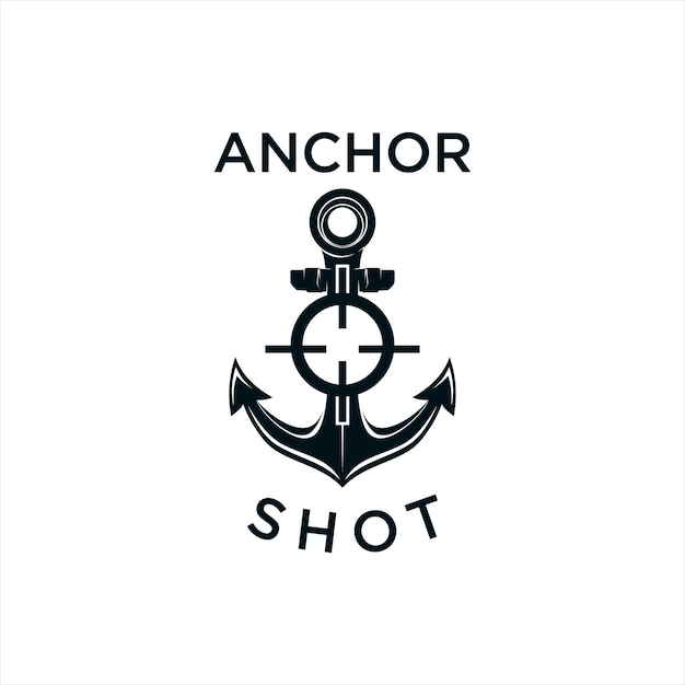 Iconic Nautical Anchor with Bold Typographic Accent | Jiffy Designs