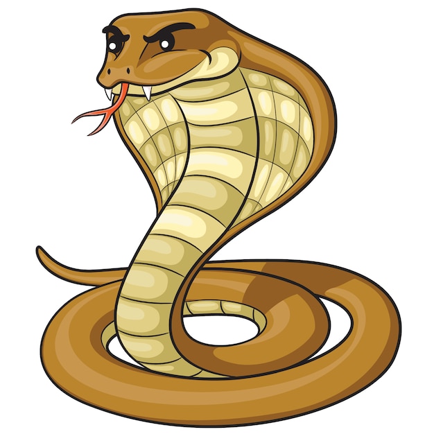 Striking Cobra Illustration with Vibrant Colors | Jiffy Designs