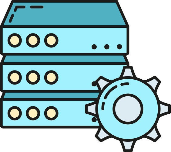 Remote Computer Server Data Exchange Cloud Icon Protect Database Storage, Technology Information ...