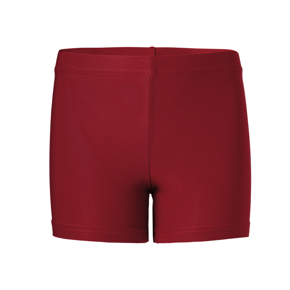 Soffe Girls Cheer Boy Short 1092 G Cardinal | Jiffy