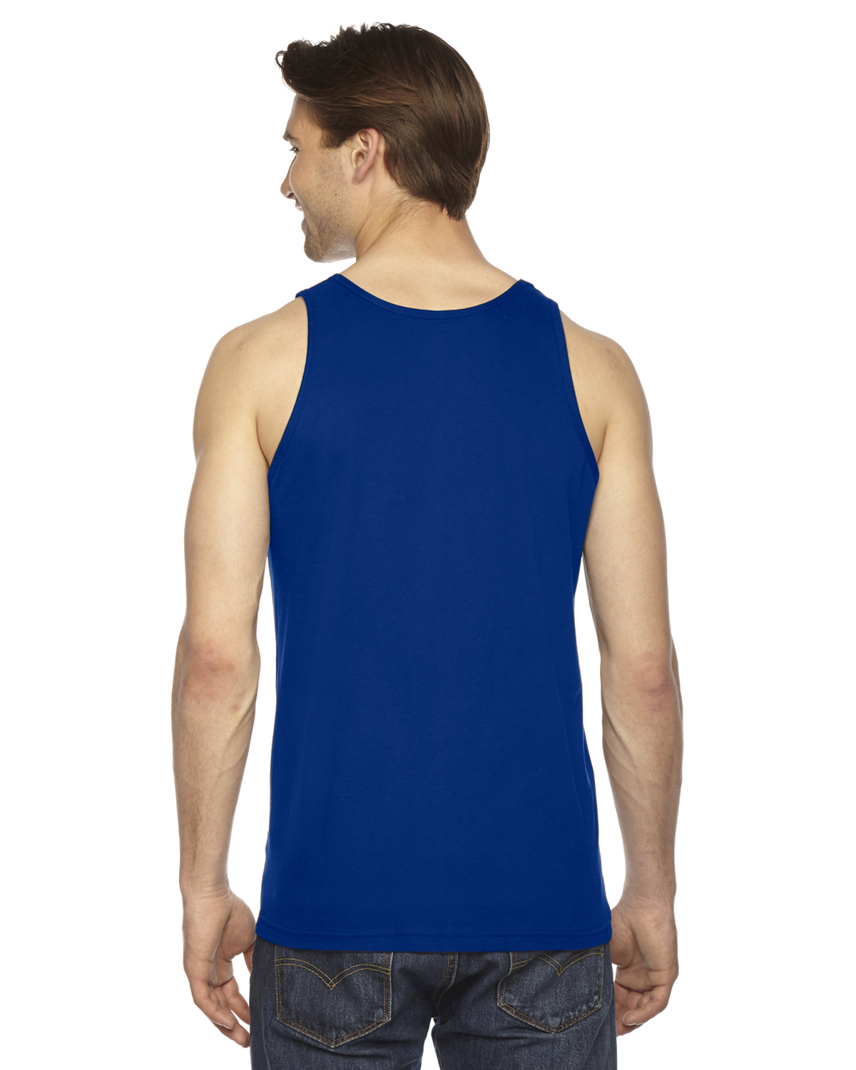 American Apparel 2408 W Unisex Fine Jersey Tank | Jiffy Shirts