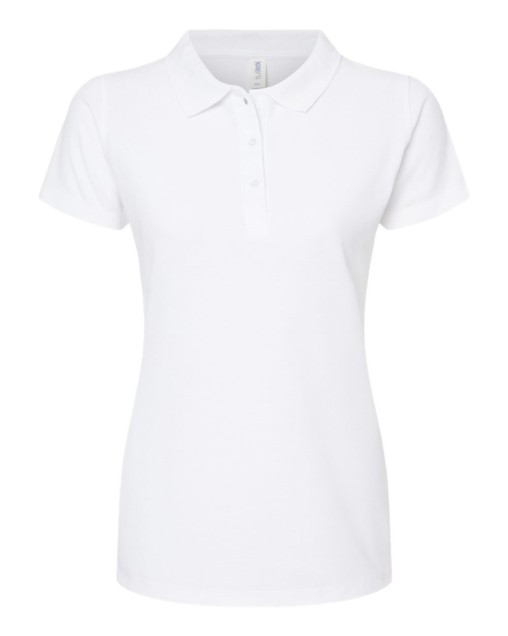Tultex Women's 50/50 Sport Polo 0401 Tc White | Jiffy