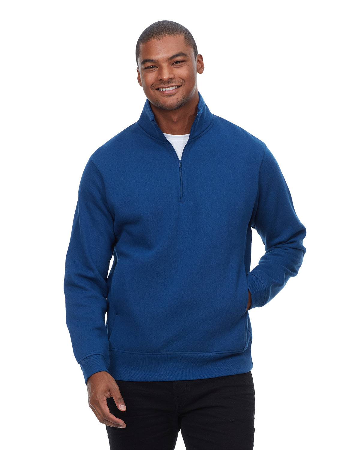 Threadfast Apparel Unisex Ultimate Fleece Quarter Zip Sweatshirt 320 Q ...