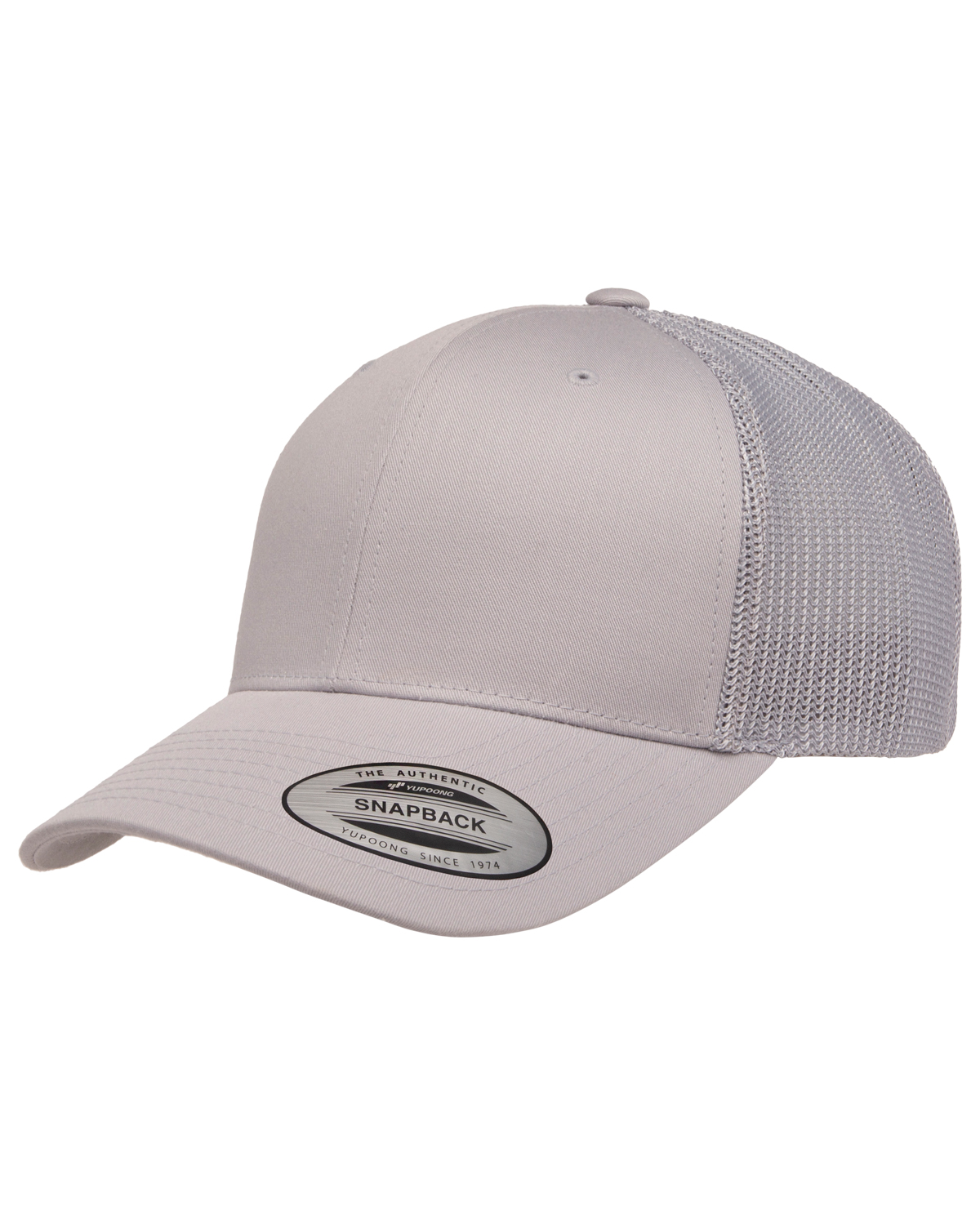 Yupoong Unisex Retro Trucker Cap 6606 Silver | Jiffy