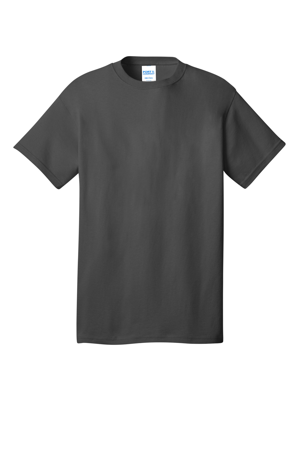 Port & Company Core Cotton Dtg Tee Pc54 Dtg Charcoal | Jiffy