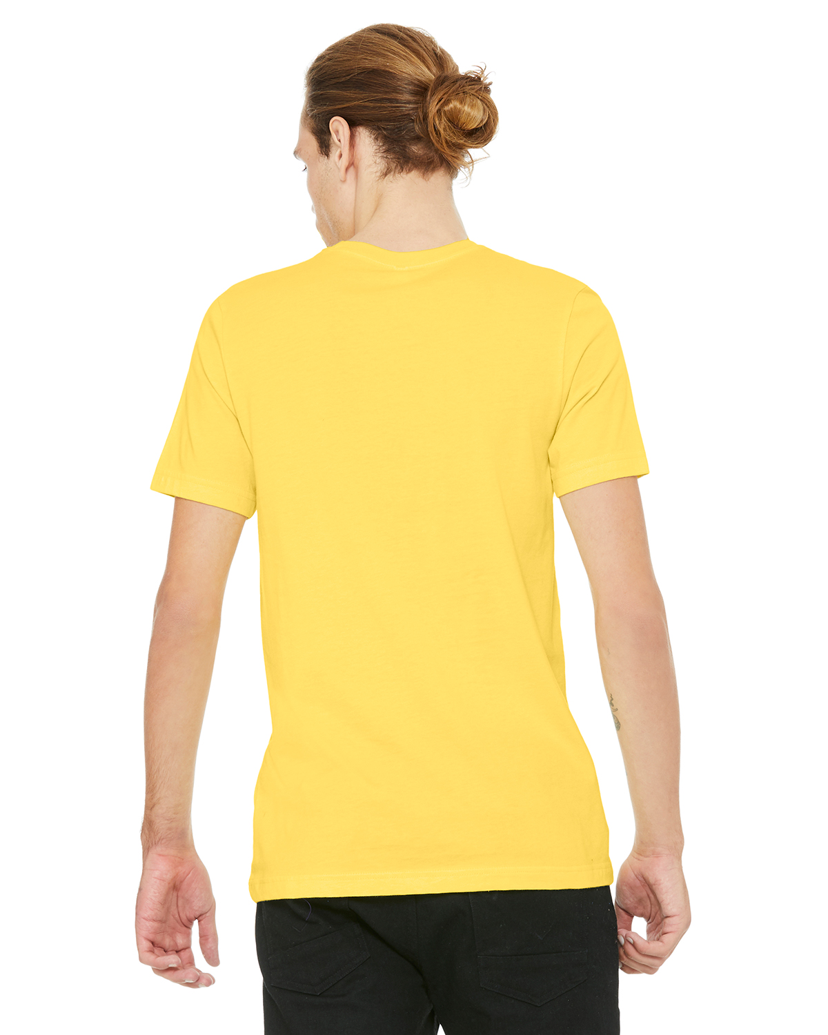 Bella Canvas Unisex Jersey T Shirt 3001 C Yellow | Jiffy
