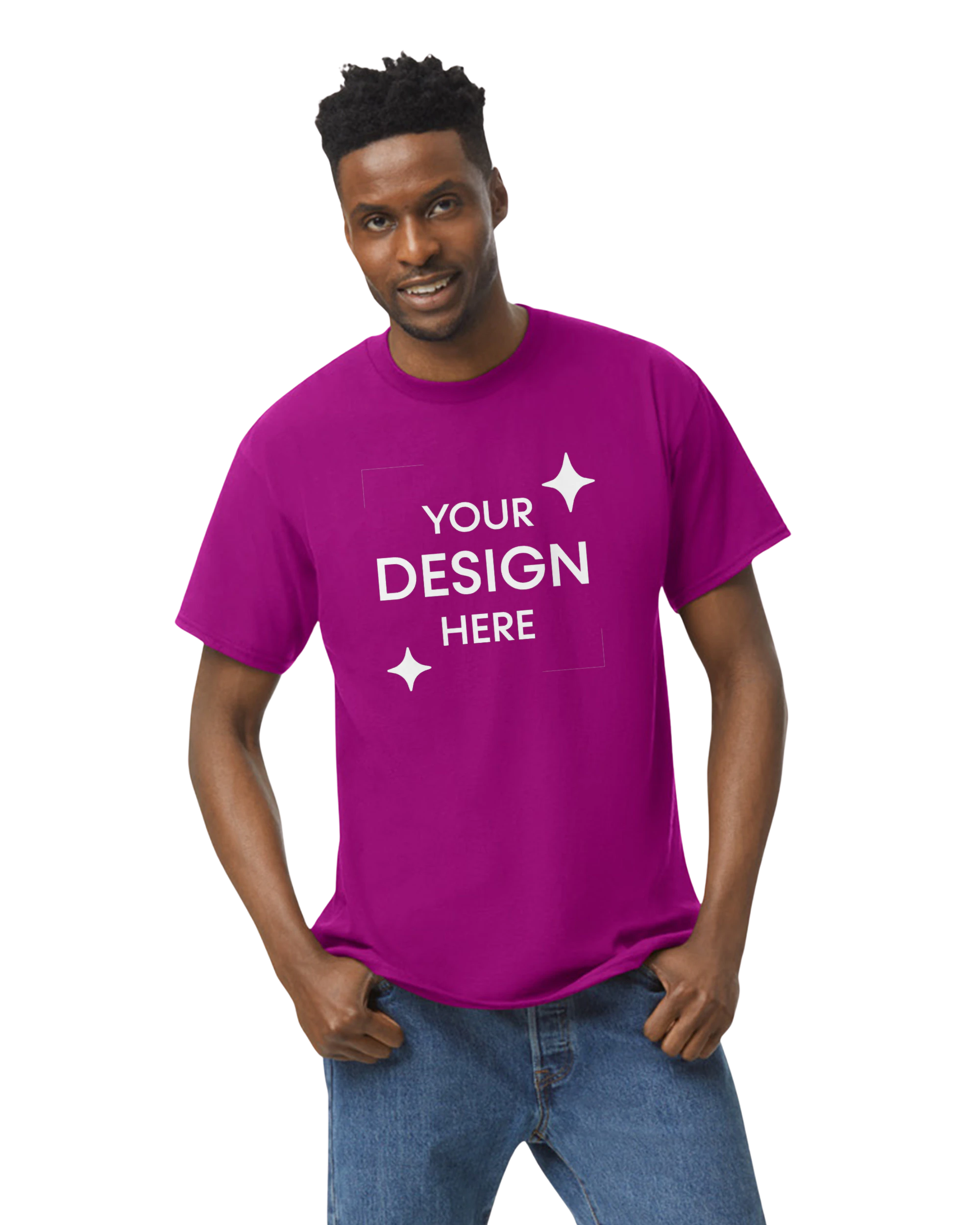 Custom T-Shirts Berry - Gildan G500 | Jiffy Custom Print